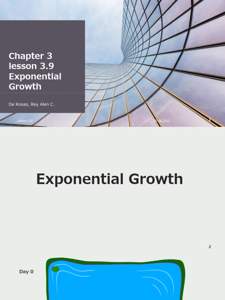 Exponential Growth Final | PDF | Interest | Applied Mathematics