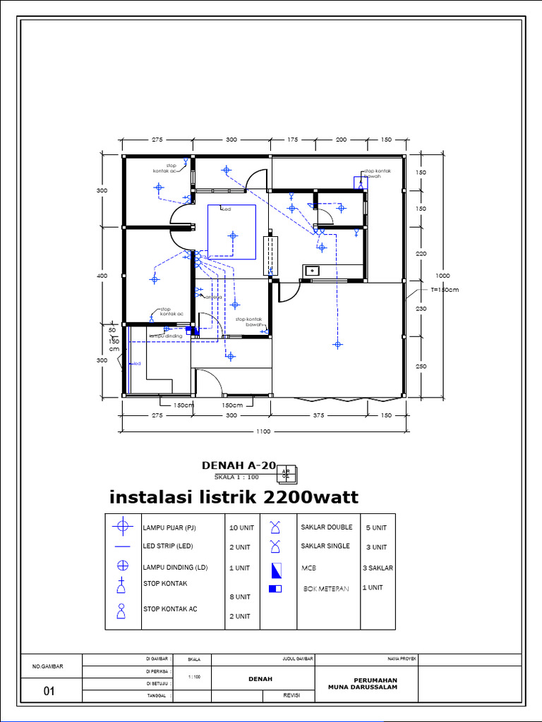 Denah Instalasi Listrik | PDF