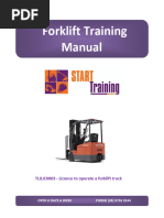 Forklift Training Manual.v5.2 | PDF | Forklift | Occupational Safety ...