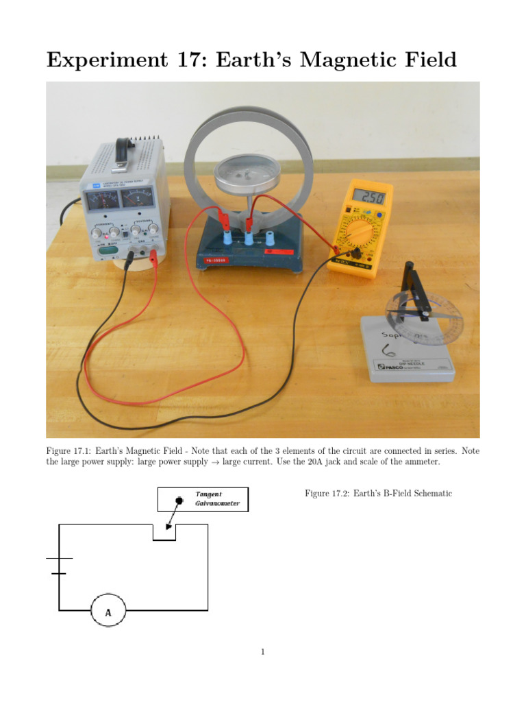 Earth BField 456 | PDF | Magnetic Field | Compass