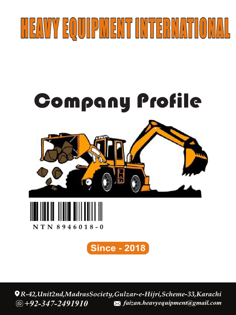 Heavy Equipment PROFILE | PDF | Heavy Equipment | Procurement