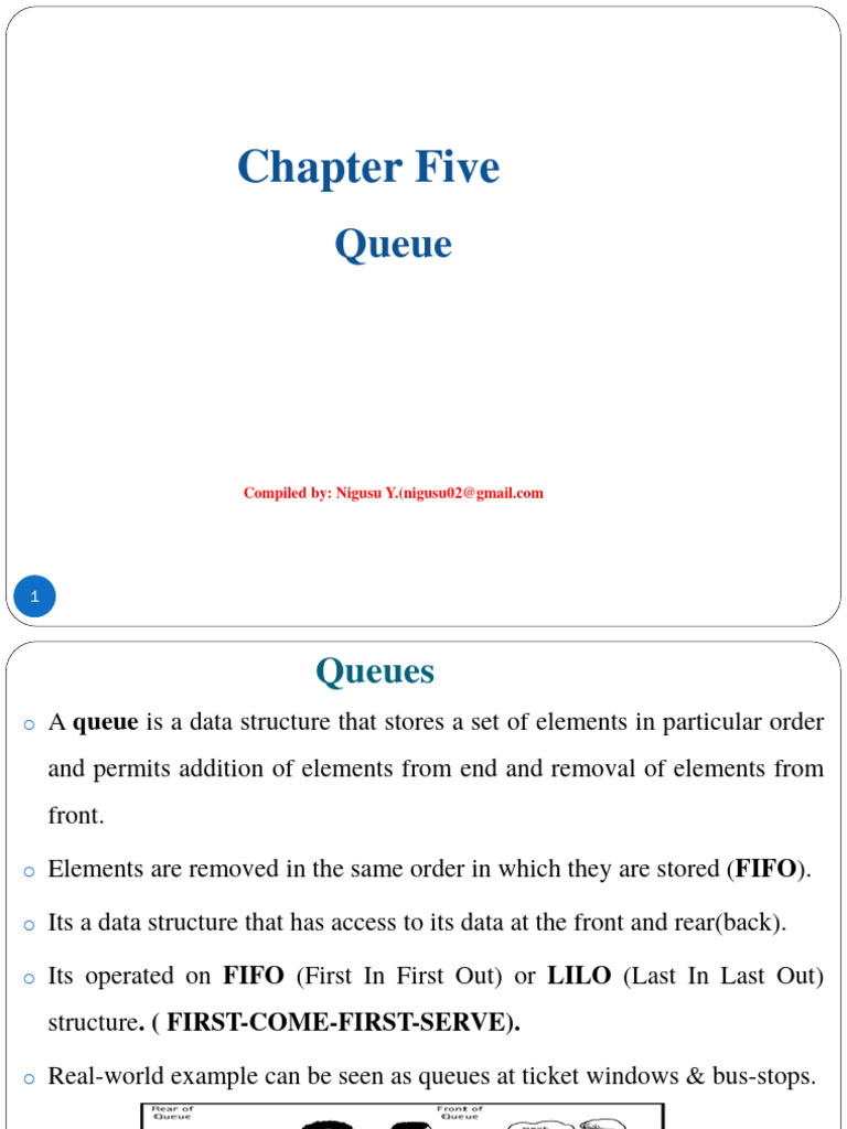 Fundamental Algorithm Ch5 Pdf Queue Abstract Data Type Computer Programming