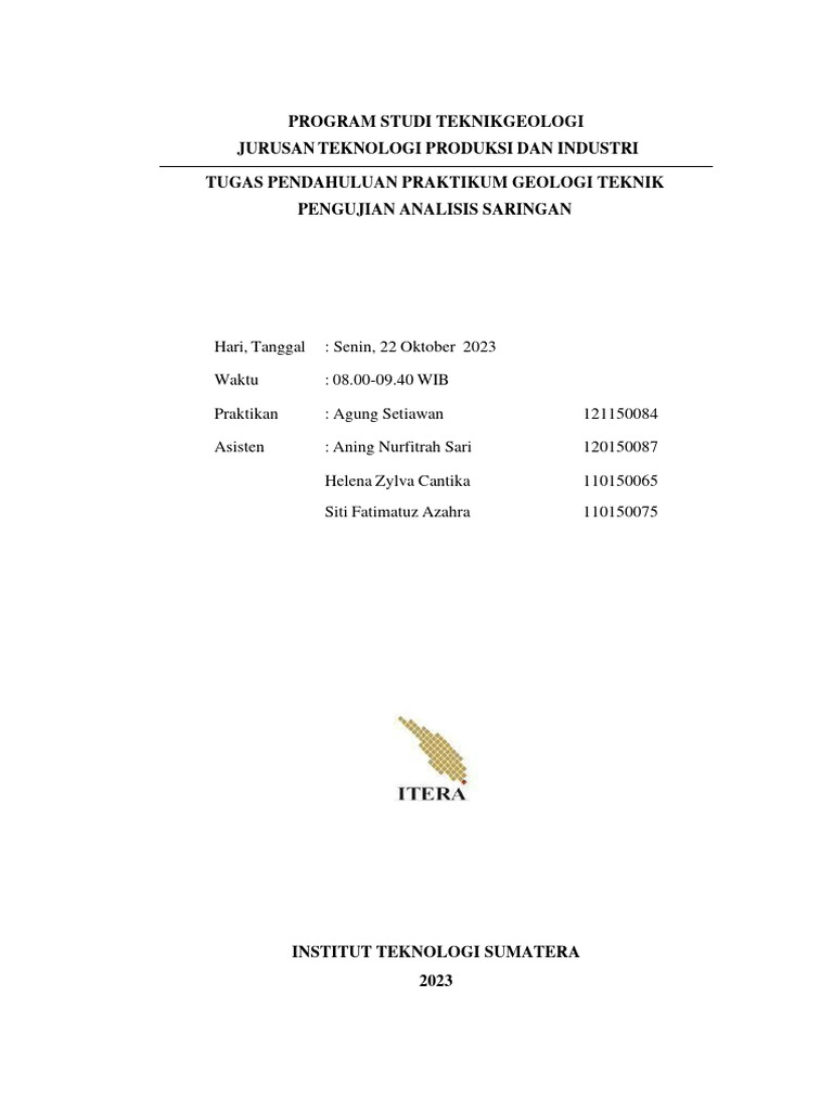 Tugas Pendahuluan Modul Profil Horizon Tanah | PDF | Ilmu Sosial | Seni