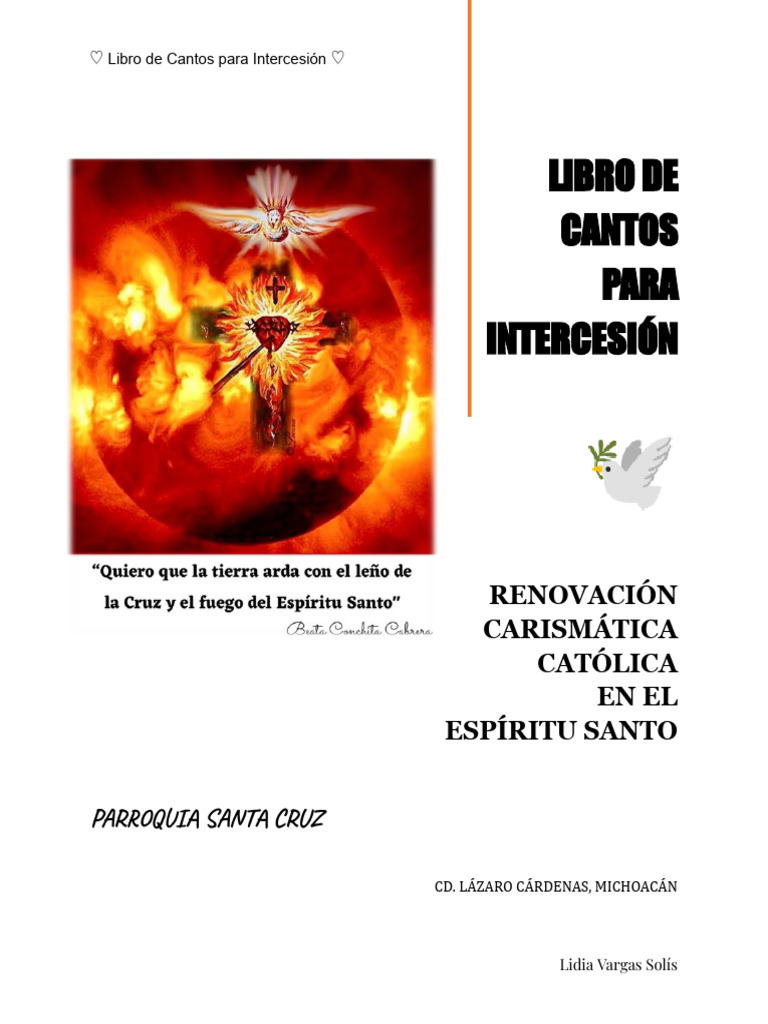 Libro de Cantos para Intercesión | PDF | Intercesión | María, madre de ...