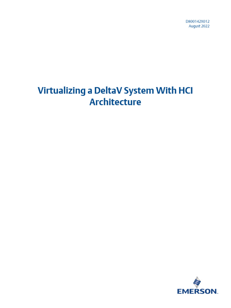 DeltaV Virtual Studio HCI Installation Manual | PDF | Operating System ...