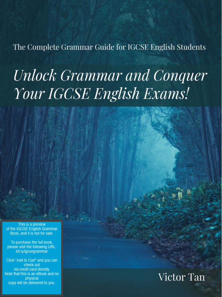SAMPLE The Complete Grammar Guide For IGCSE Students | PDF | Part Of ...