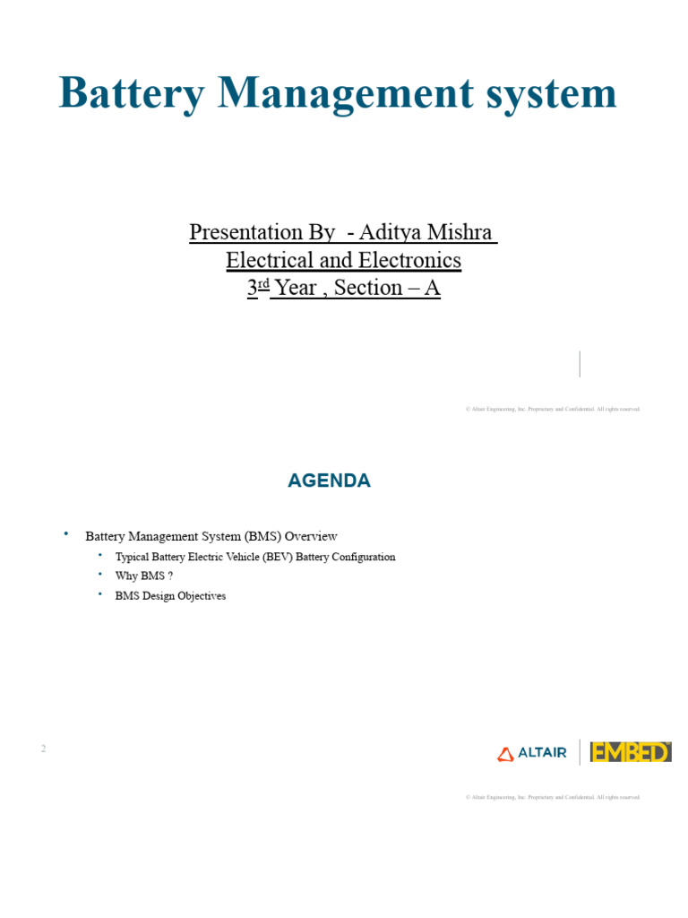 Bms Mini Project | PDF | Electrical Engineering | Electric Power