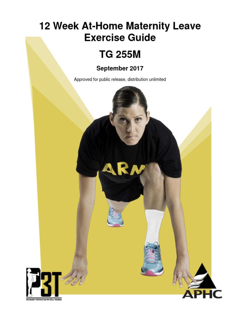 12-Week Postpartum At-Home Exercise Guide | PDF | Anatomical Terms Of ...