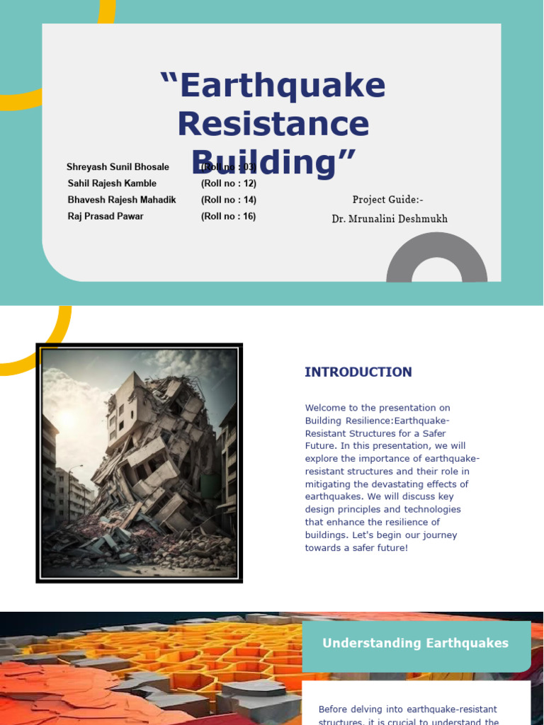 last grop ppt earthquake resistance building | PDF | Earthquake ...