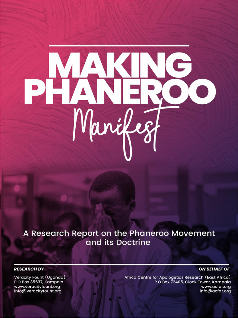Report On Phaneroo | PDF | Pentecostalism | Jesus