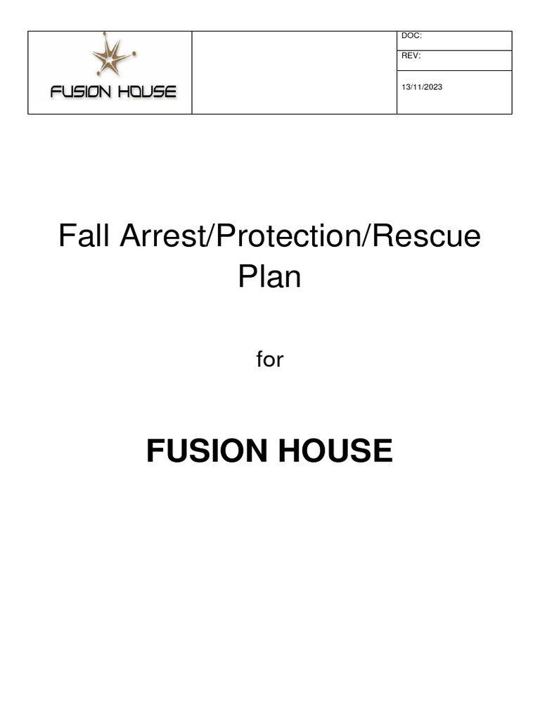 16.2 Fall Rescue Plan | PDF | Injury | Personal Protective Equipment