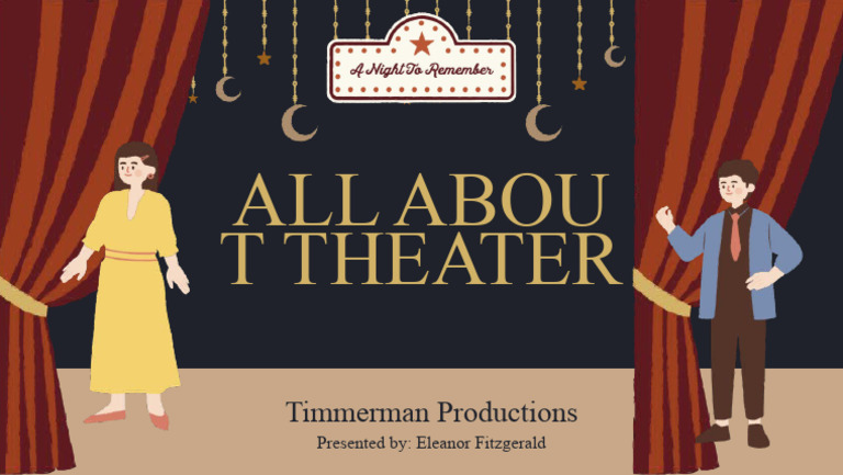 Colorful Vintage Illustration Trendy History Theater Presentation | PDF