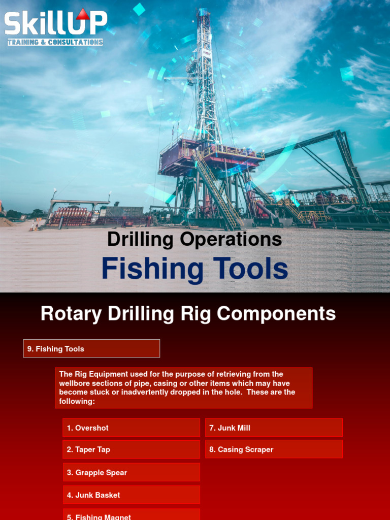 Fishing Tools for Drilling Operations | PDF | Drill | Drilling