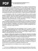 Tagalog Sermons at Bible Study Materials | PDF