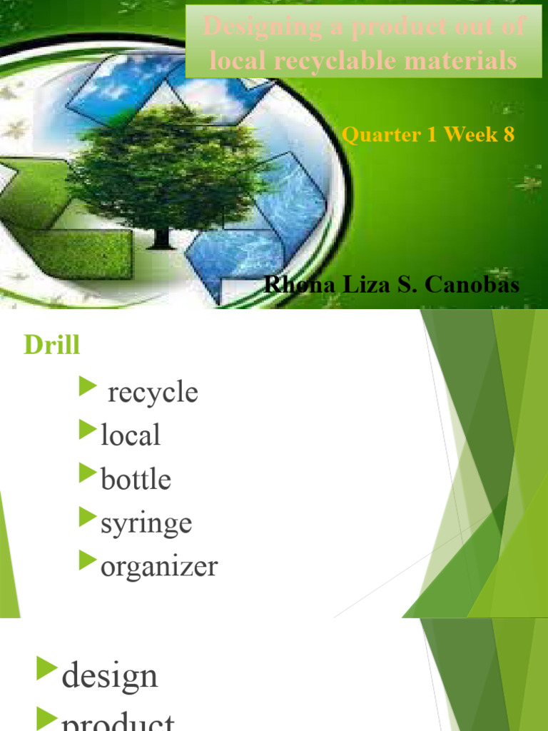 Designing Recyclable Product | PDF | Recycling | Waste