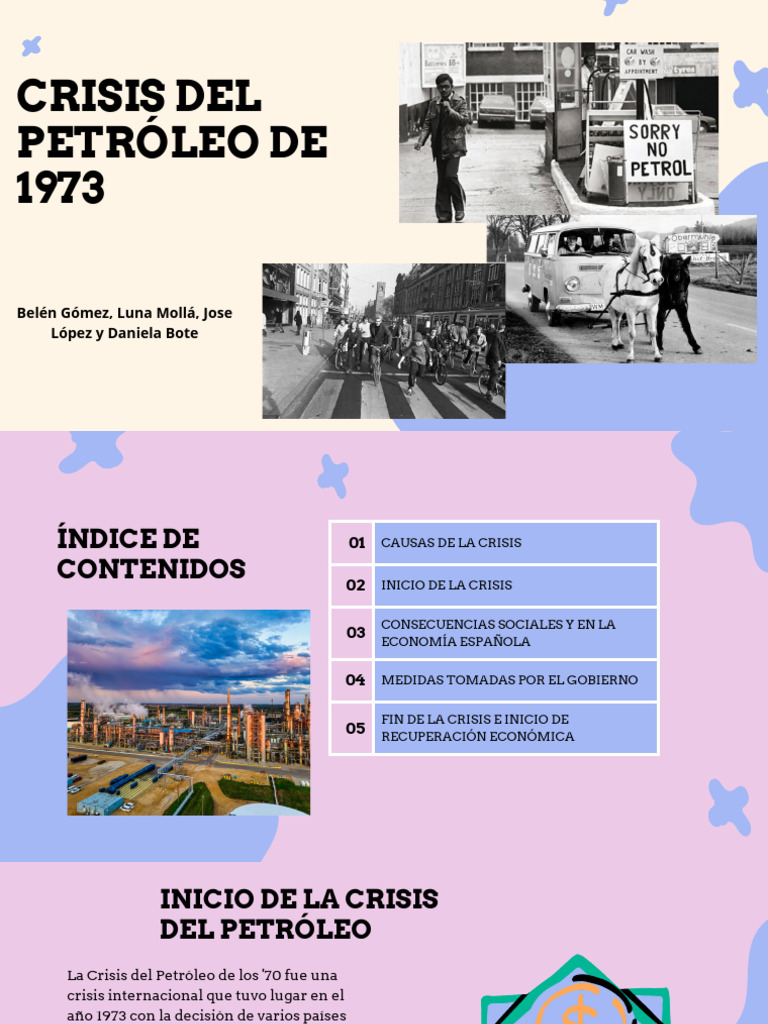 Crisis Petróleo 1973 | PDF | Crisis petrolera de 1973 | OPEP