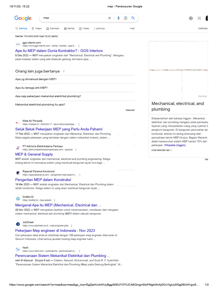 Pengertian MEP dalam Konstruksi | PDF | Teknologi & Rekayasa