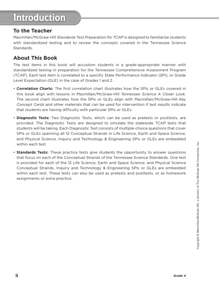 TN Science - A Closer Look Grade 4 - Test Prep Workbook - PDF Room ... TN Science - A Closer Look Grade 4 - Test Prep Workbook - PDF Room ...