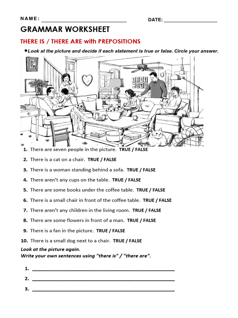 Eng P6-F1 Bridging Course SY22-23 There Is There Are | PDF