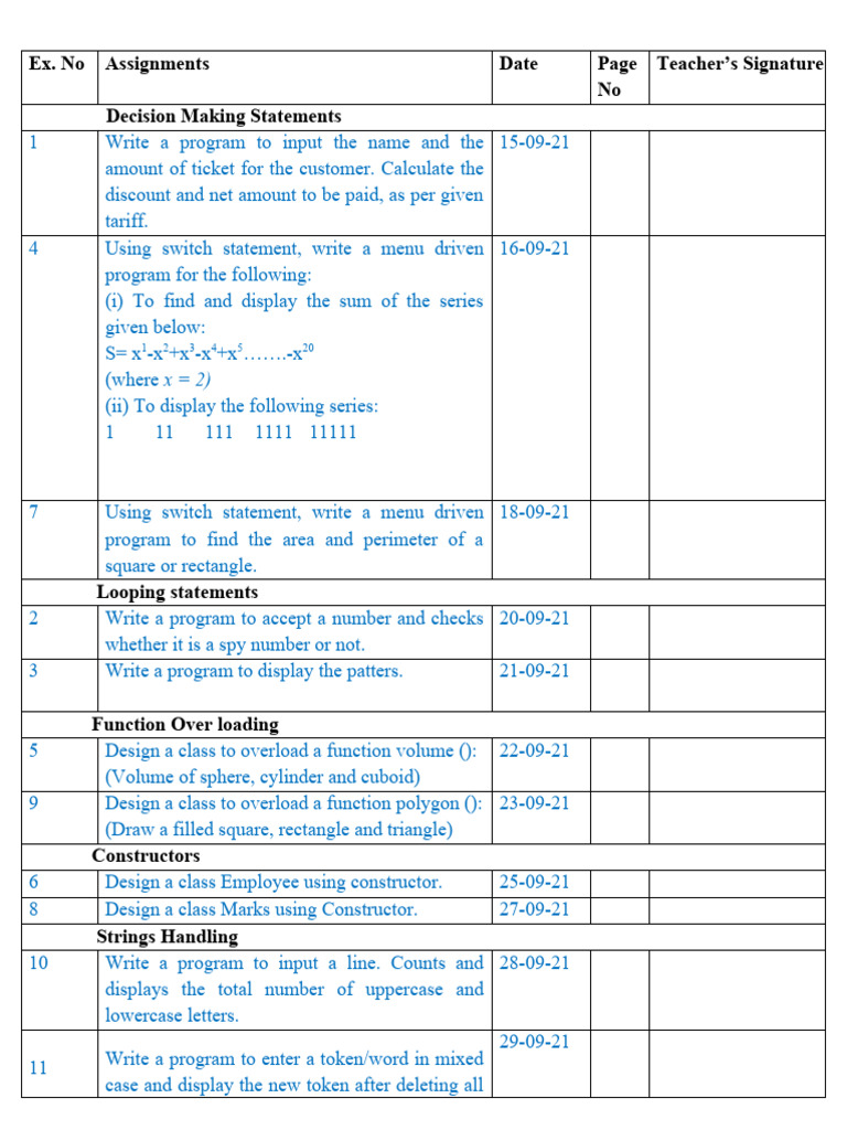 Record Index Page Pdf Computer Programming Computing 4095