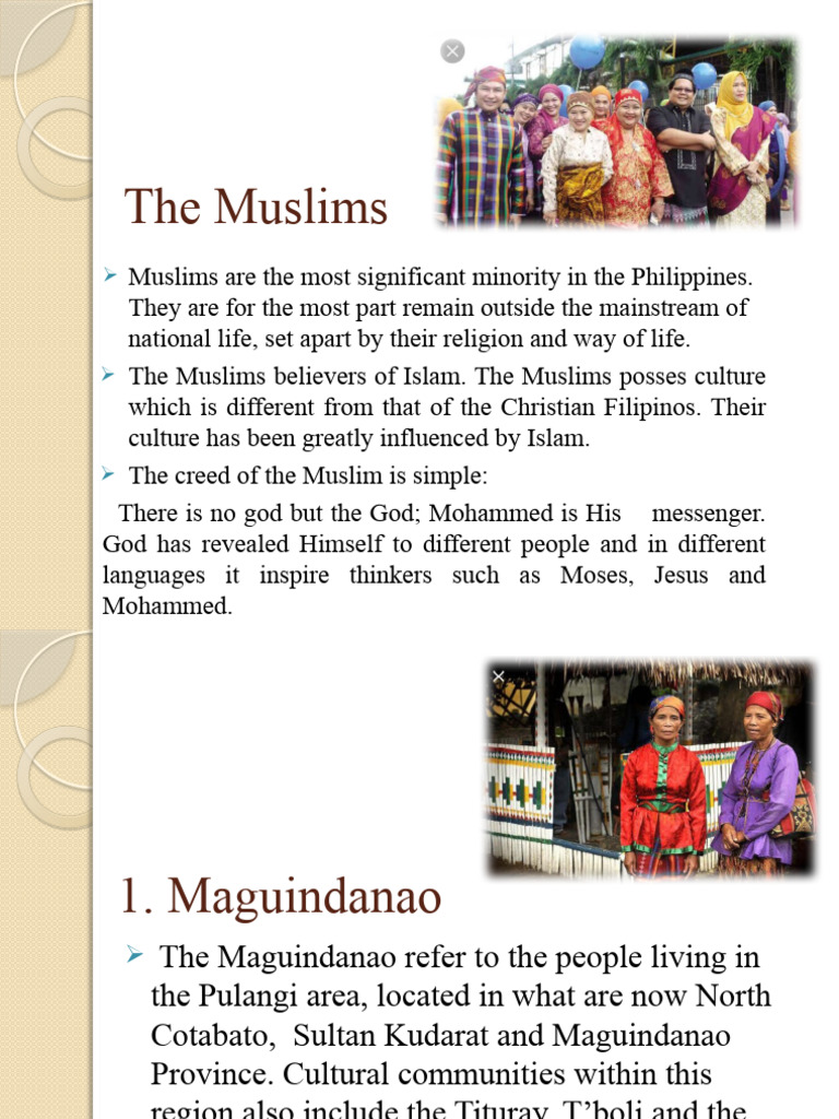 Cultural Communities in Mindanao | PDF | Asia | Ethnic Groups