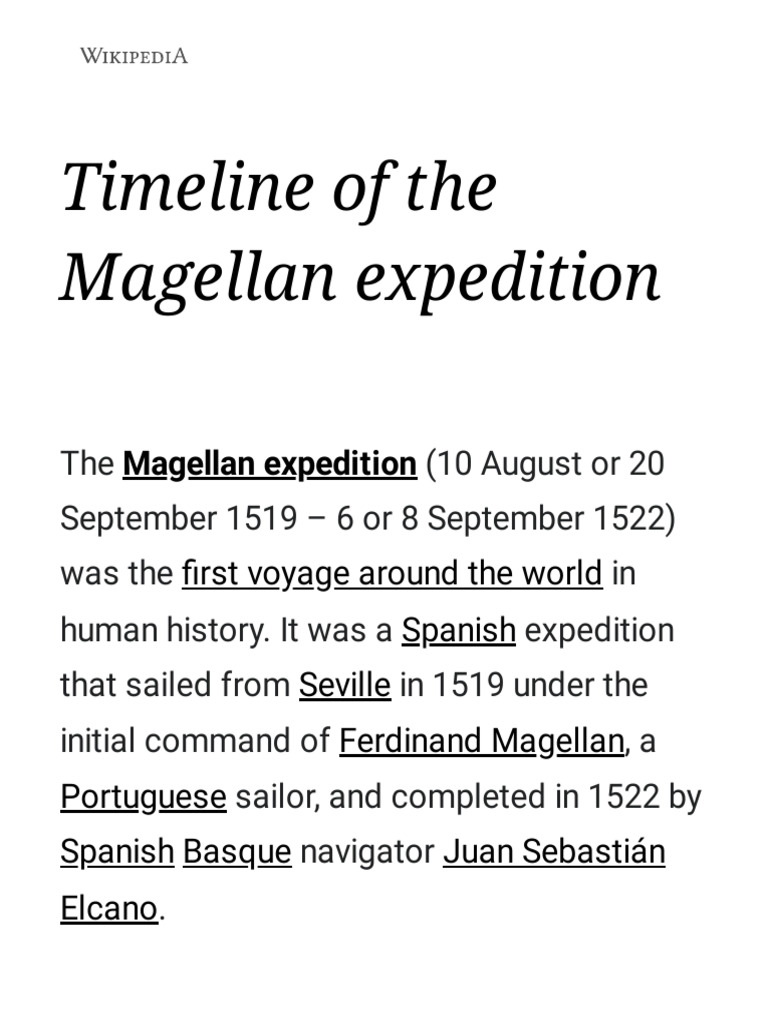 Magellan's Historic Voyage | PDF | Field Research | Early Modern Period