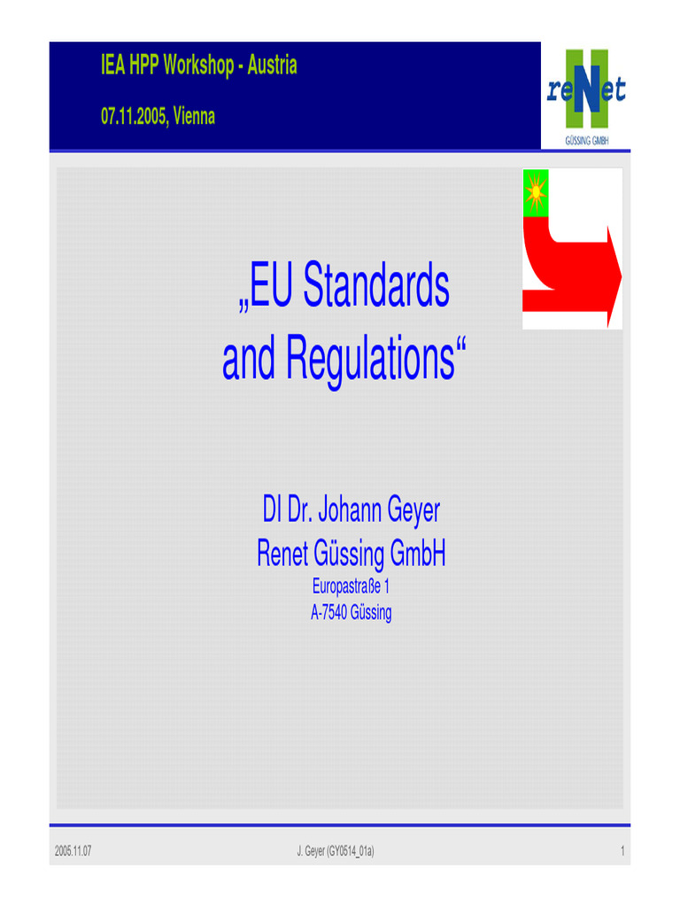 EU Regulations Geyer | PDF | Air Conditioning | Heat Pump