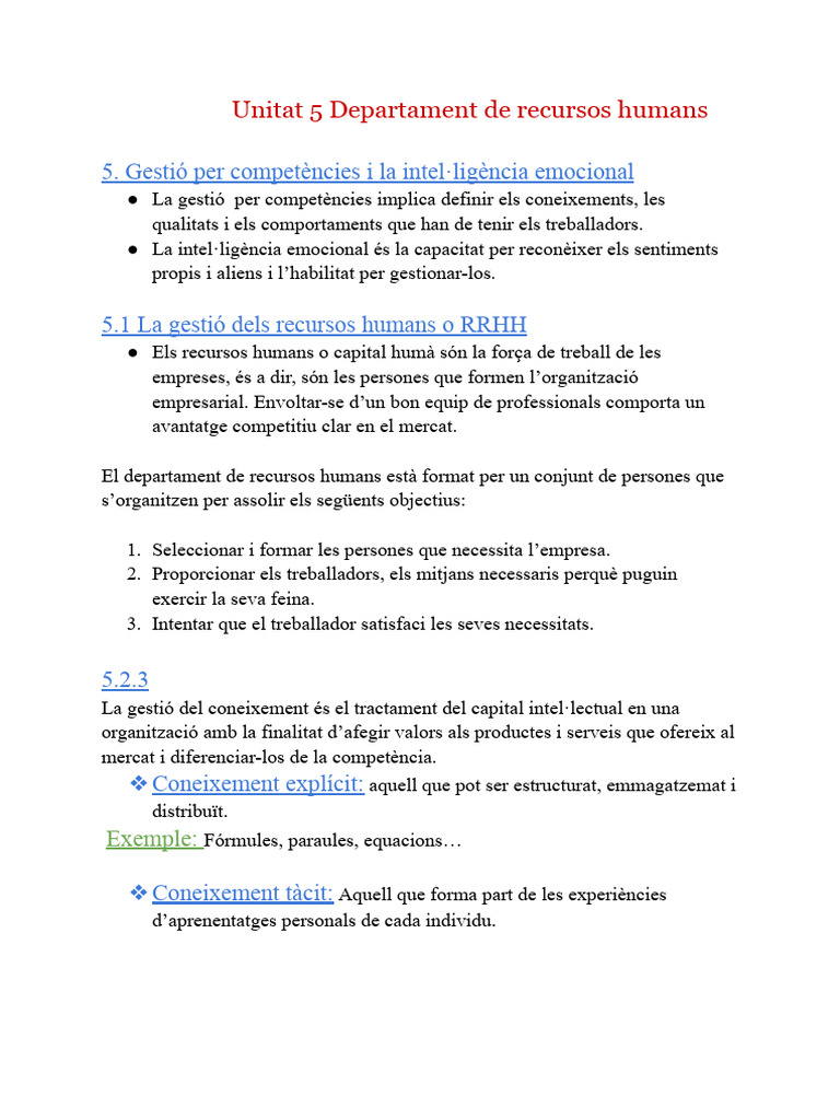 Funcionament de l'Empresa | PDF