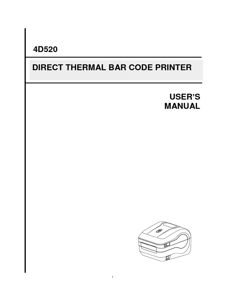 Zenpert 4d520 Manuals | PDF | Printer (Computing) | Ac Power Plugs And Sockets