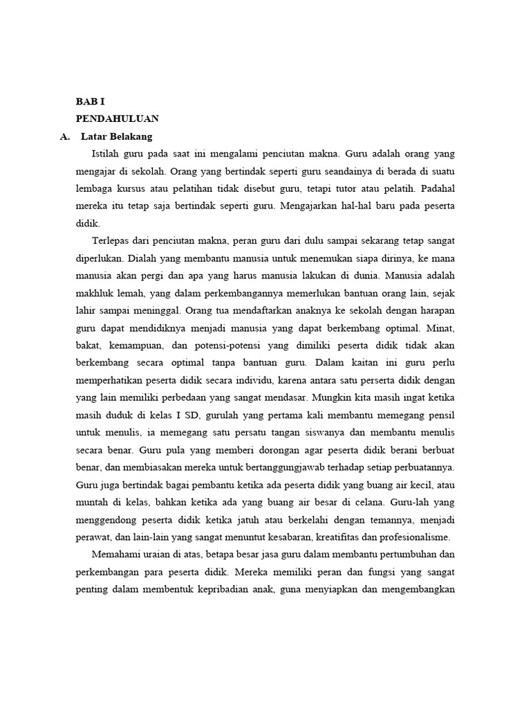 2. peranan guru dalam guru dalam pendidikan | PDF
