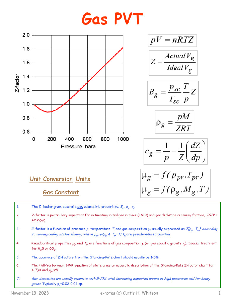 Gas PVT | PDF | Gases | Applied Mathematics