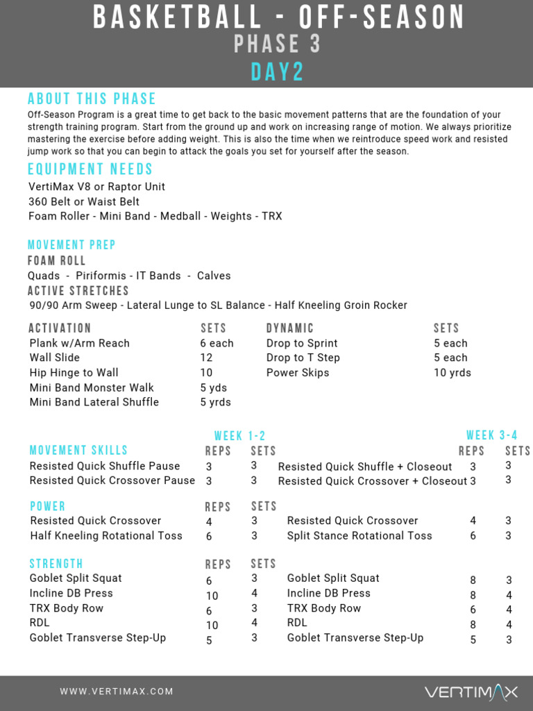 Vertimax Phase 2 Workout | PDF | Management Of Obesity | Weight Training