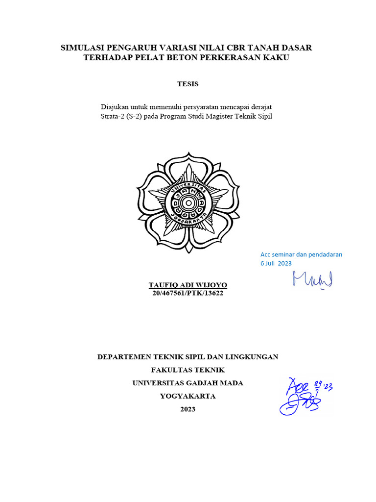 Pengaruh CBR Tanah Dasar pada Pelat Beton | PDF