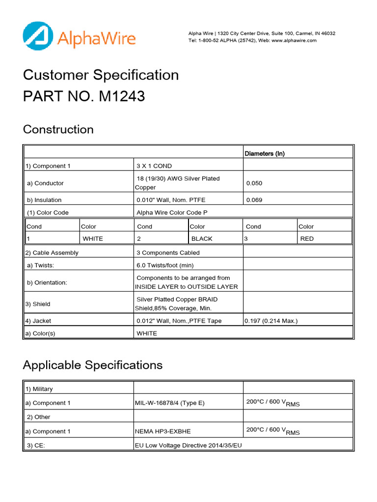 AW-Product-Specification | PDF | Electrical Engineering
