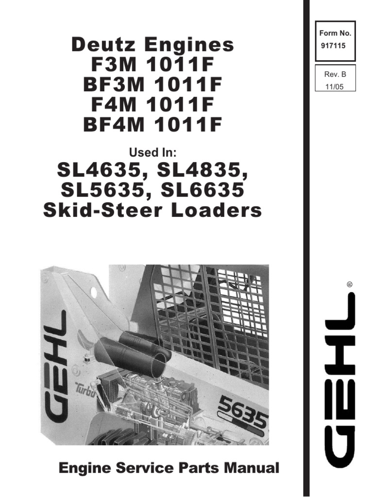 Deutz F3M 1011F, BF3M, F4M, BF4M Service Manual - Compressed | PDF ...