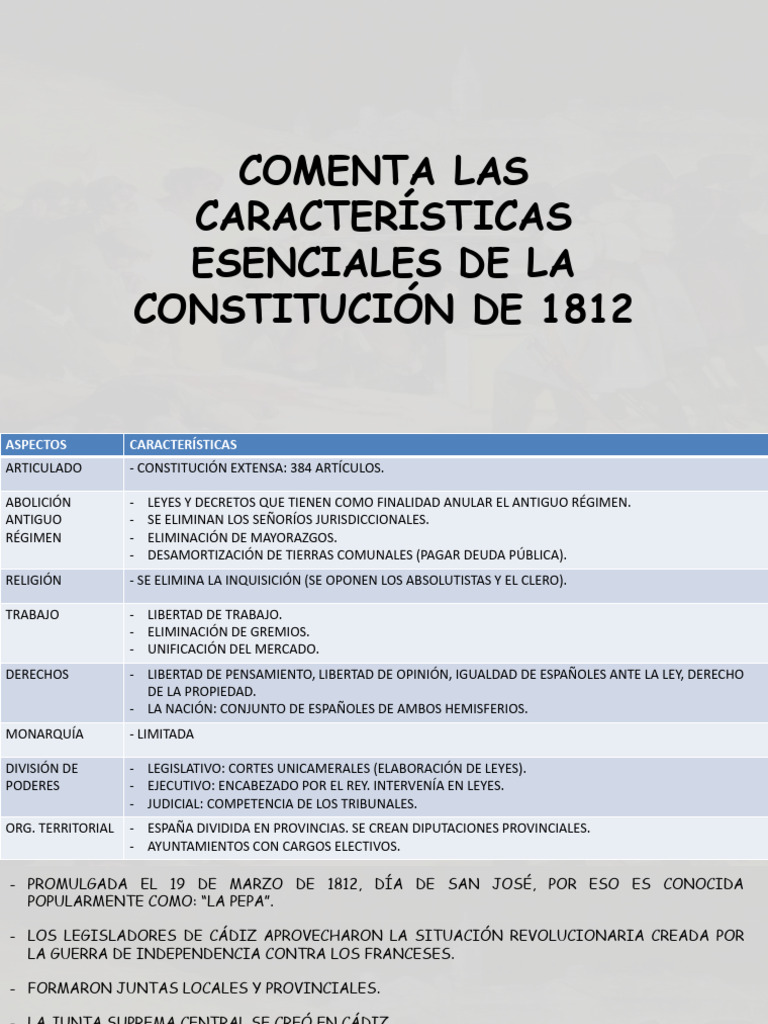 LA CONSTITUCIÓN DE 1812 | PDF | Justicia | Crimen y violencia