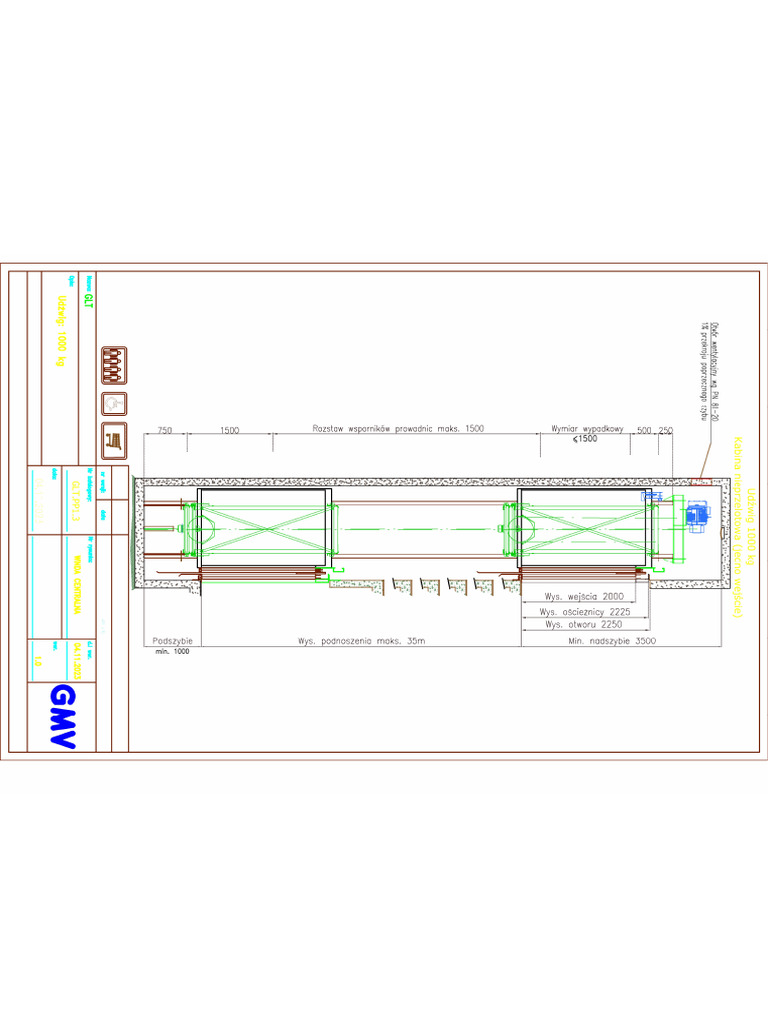 Przekrój Windy Pion | PDF