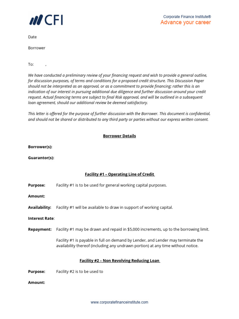 Discussion Paper - Template | PDF | Loans | Mortgage Loan