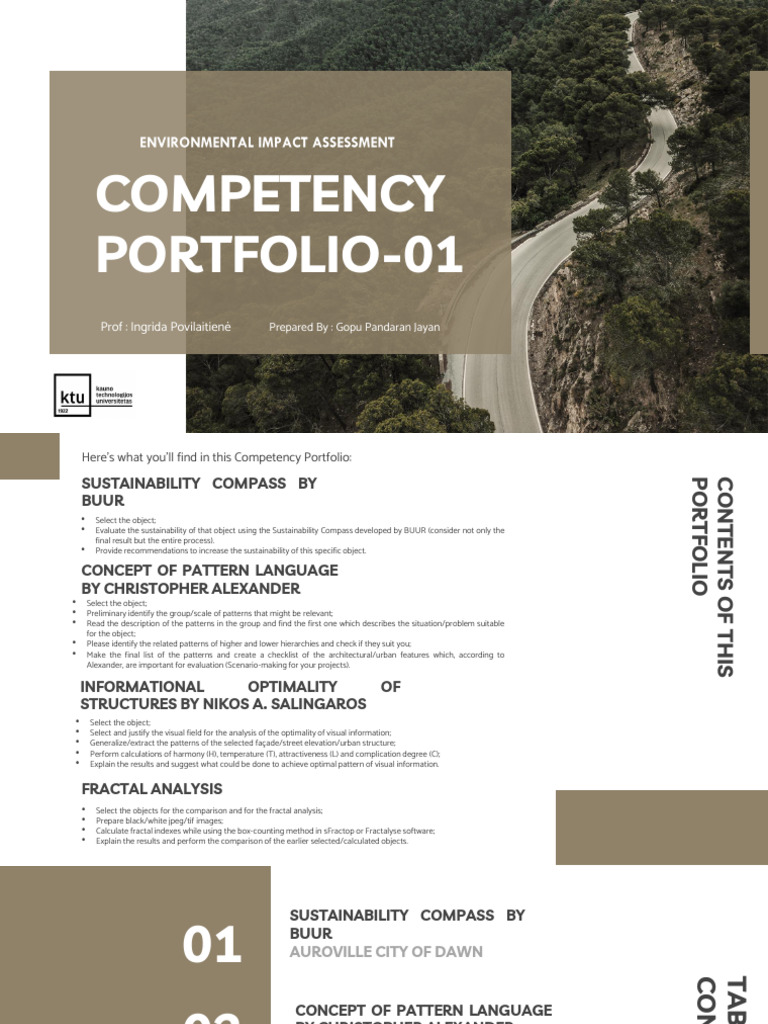 Competency PORTFOLIO 01 - Gopu Pandaran Jayan | PDF | Auroville