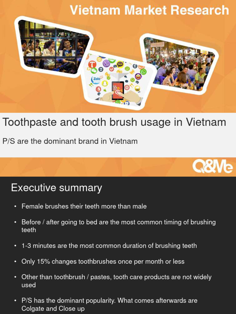 Toothbrush and Toothpaste Trends in Vietnam | PDF | Toothbrush | Oral ...