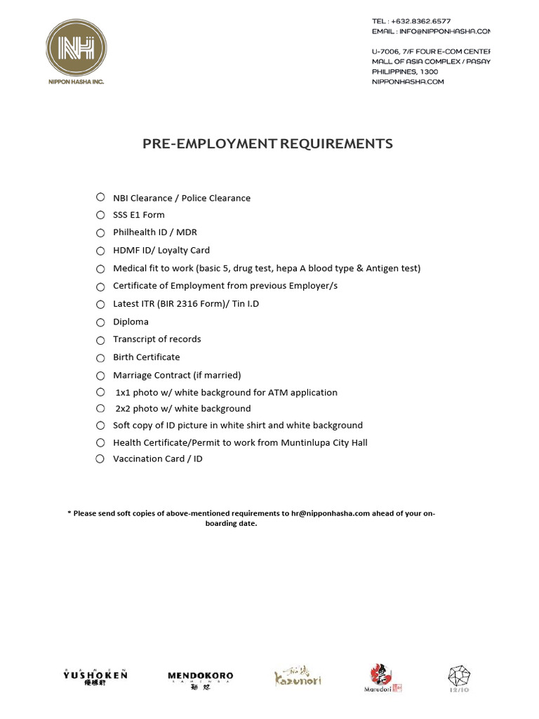 Muntinlupa Employment Health Permit Guide | PDF | Social Science | Law