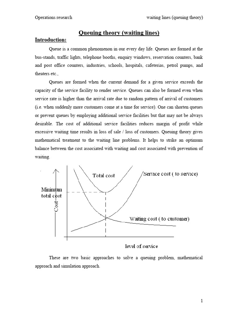 Queueing Theory | PDF | Deposit Account Queueing Theory | PDF | Deposit Account