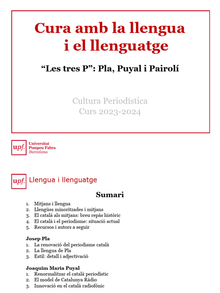 Llengua I Llenguatge | PDF
