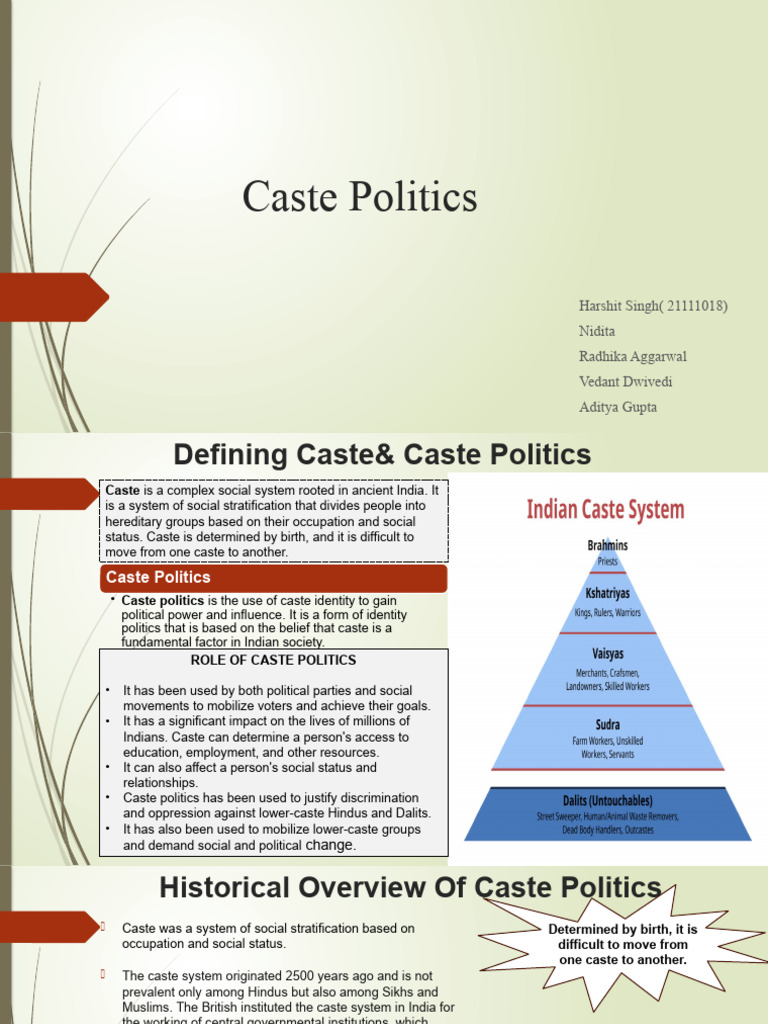 Caste Politics | PDF | Dalit | Caste