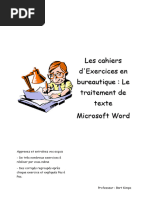 Exercice de Tableau Sur Word | PDF