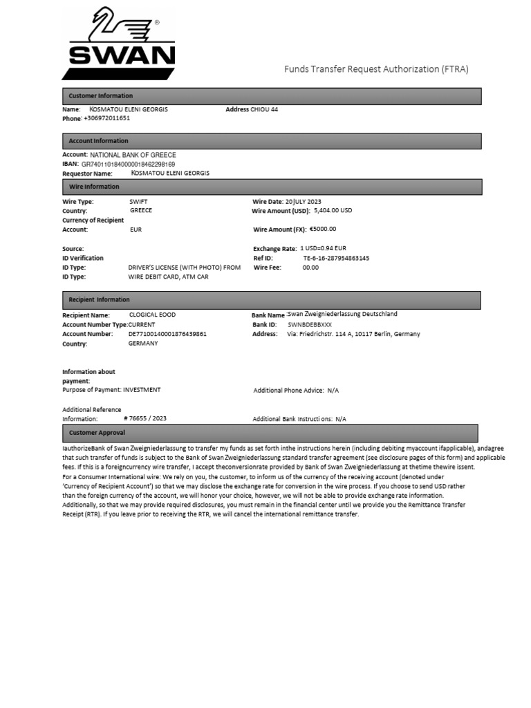 Bank Transfer | PDF | Wire Transfer | Banks