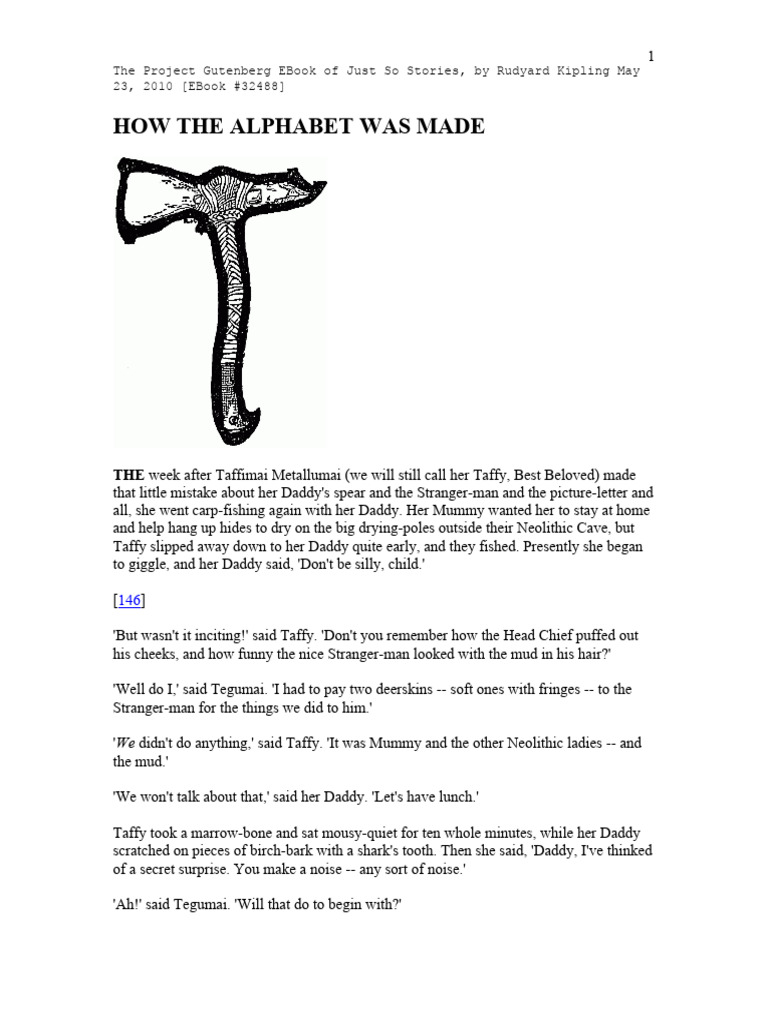 43.02.kipling - HOW THE ALPHABET WAS MADE | PDF | Bead