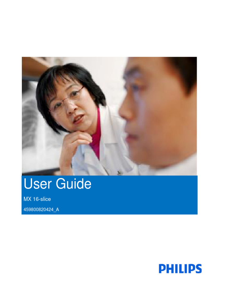 User Guide: MX 16-Slice | PDF | Ct Scan | Image Scanner