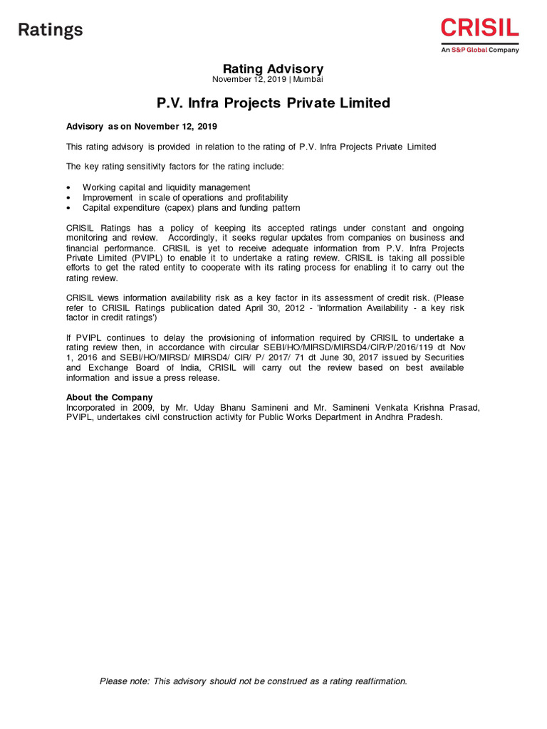 P.v. Infra Projects Private Limited_ad_RR | PDF | Damages | Securities ...