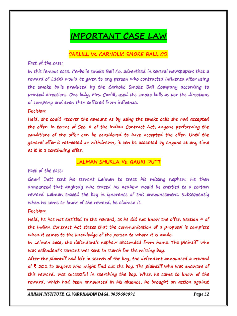 Key Business Law Case Summaries | PDF | Limited Liability Partnership ...